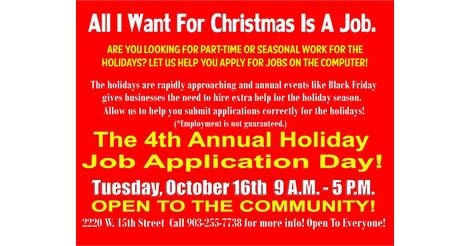 2018-10-16 - Holiday Job Application Event - Village Communities of ...